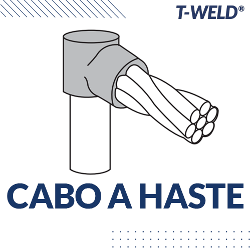 Soldas exotérmicas cabo a haste T-WELD - Termotécnica Para-raios e ...